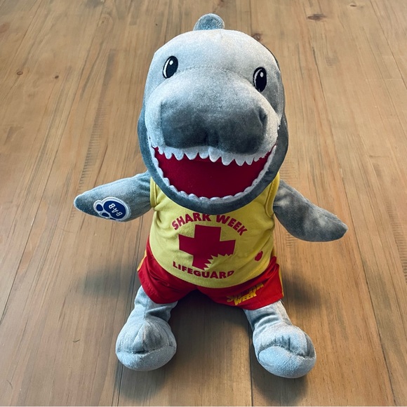 Build-A-Bear | Toys | Buildabear Shark Plush Stuffed Animal Shark Week ...